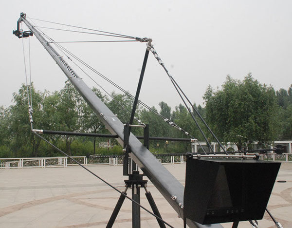 8m U Shape Dutch Head Jib Crane For Camera | virtuecrane