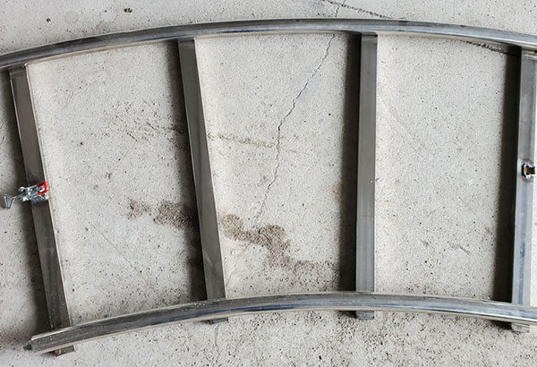 Stainless Steel Curved Camera Dolly Track | virtuecrane