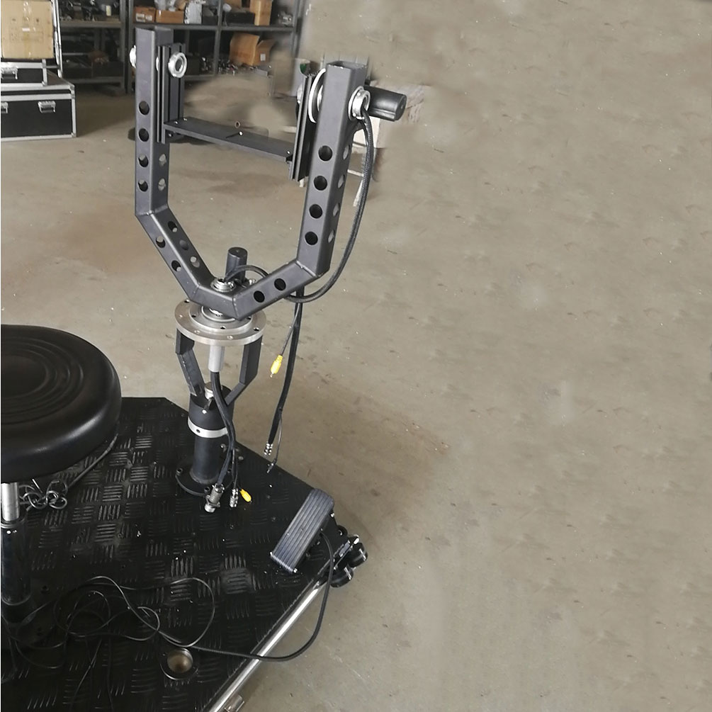 Film Camera Dolly With Motorized Pan-Tilt Head | virtuecrane